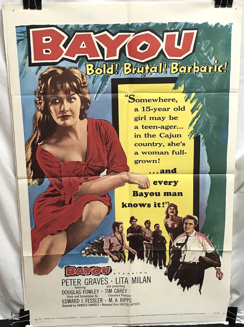 Bayou (1957) One-sheet Poster