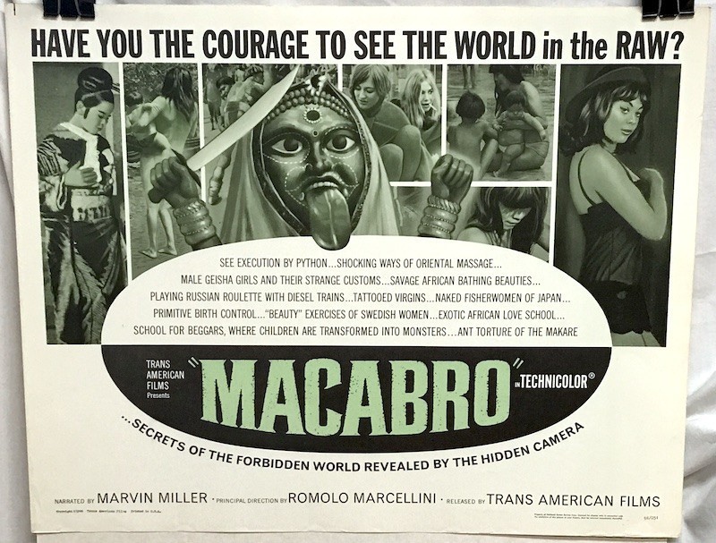 Macabro (1966) Half Sheet